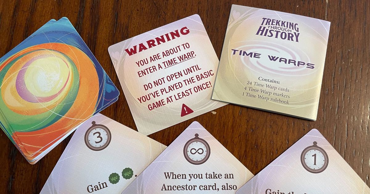 Trekking Through History: Time Warps Expansion | Board Game | BoardGameGeek