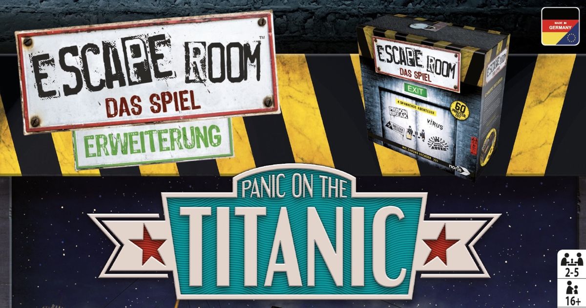 Escape Room: The Game – Panic on the Titanic | Board Game | BoardGameGeek