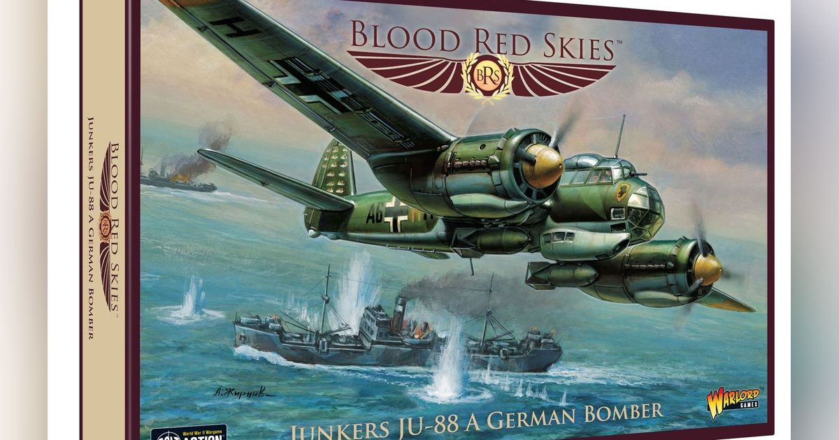 Blood Red Skies: German – Junkers JU-88 A Bomber | Board Game ...