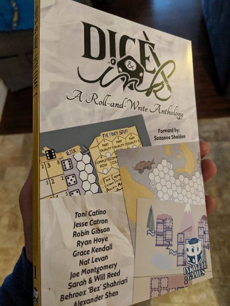Recommended Kickstarter: Dice & Ink: Volume I | Juegos Roll & Write ...