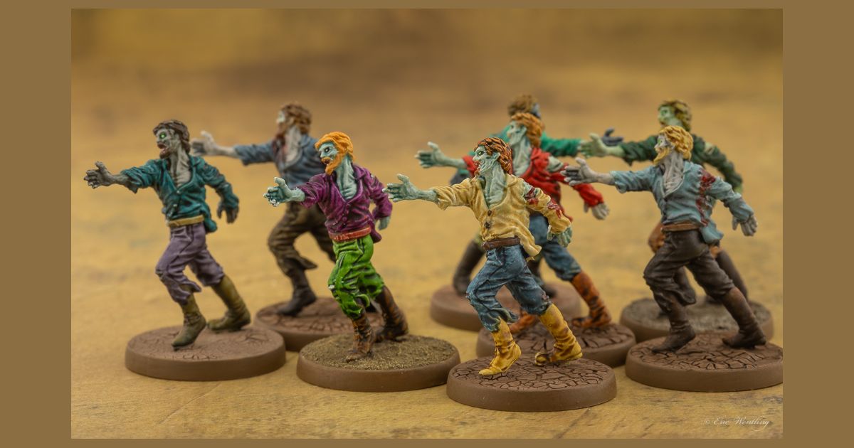 Zombicide Undead or Alive: Runner Zombies Pose #1 | Don't Play Gray ...