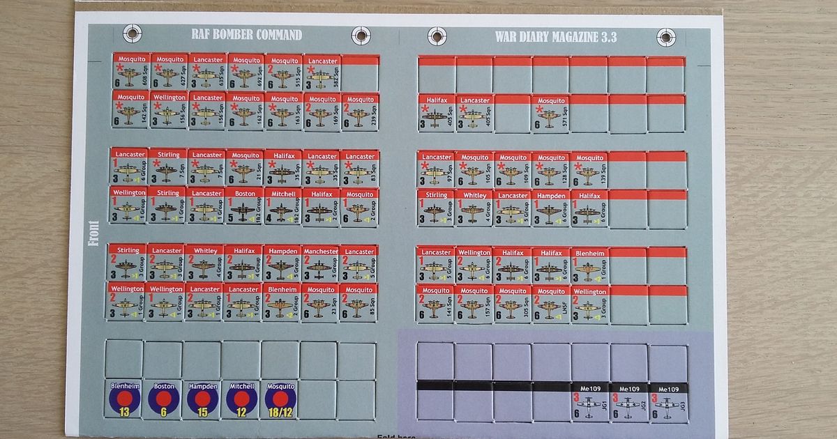 Luftwaffe: RAF Bomber Command Expansion | Board Game | BoardGameGeek