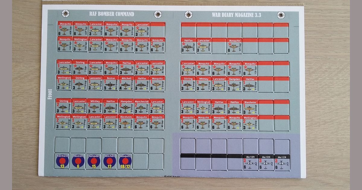 Detailed RAF Expansion available for download here at BGG | Luftwaffe ...
