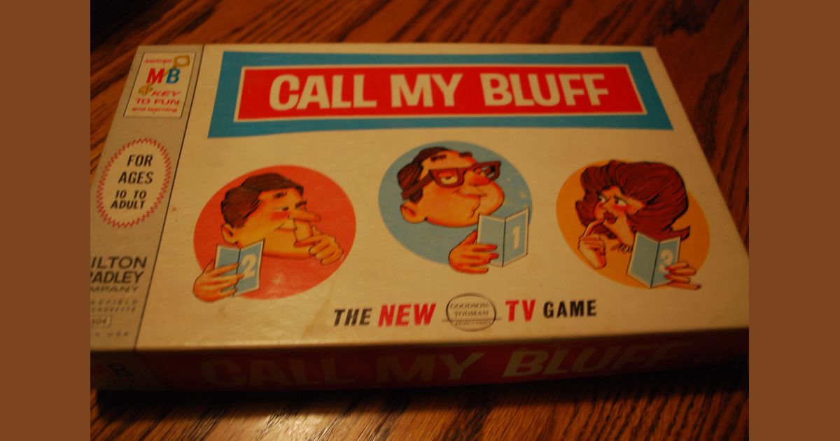 Call My Bluff | Board Game | BoardGameGeek