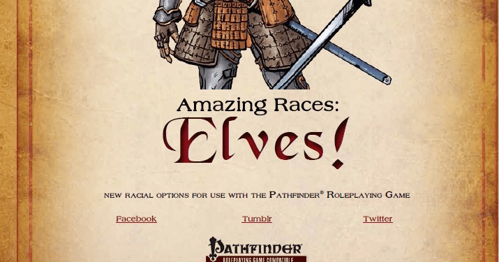Amazing Races: Elves! | RPG Item | BoardGameGeek
