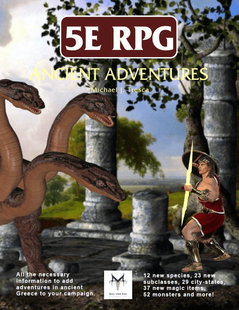 5E RPG: Ancient Adventures | RPG Item | RPGGeek