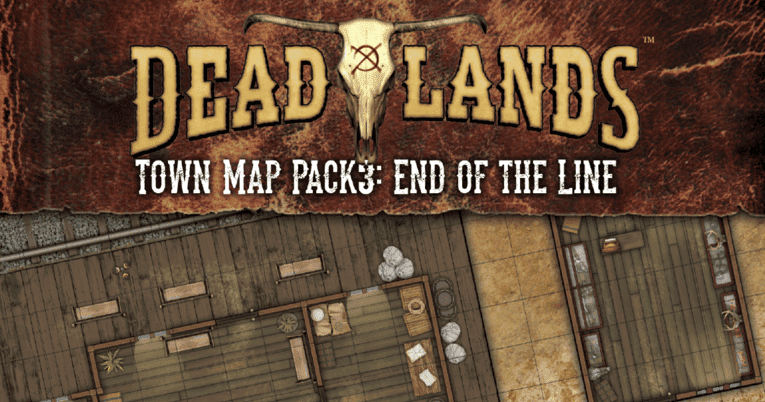 Deadlands Map Pack 3: End of the Line | RPG Item | RPGGeek