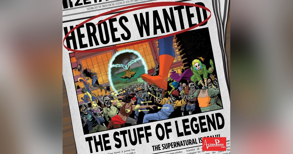 Heroes Wanted: The Stuff of Legend | Board Game | BoardGameGeek