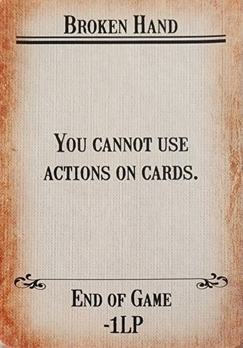 Injury card - Broken Hand clarification | Western Legends