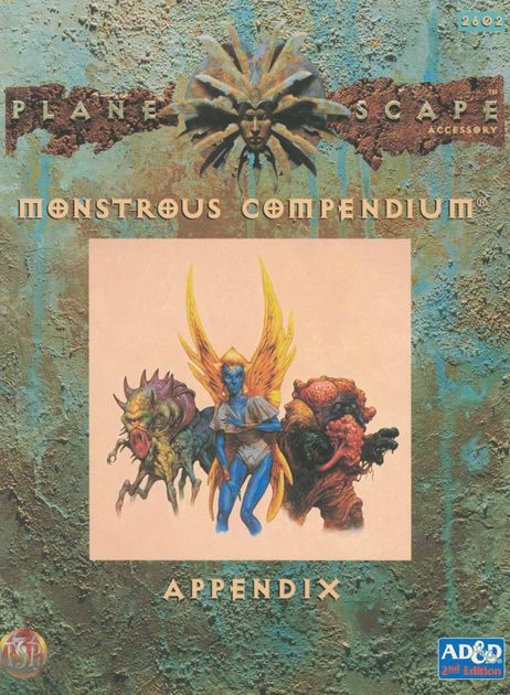 The one and only bestiary for Planescape according to AD&D 2nd edition ...