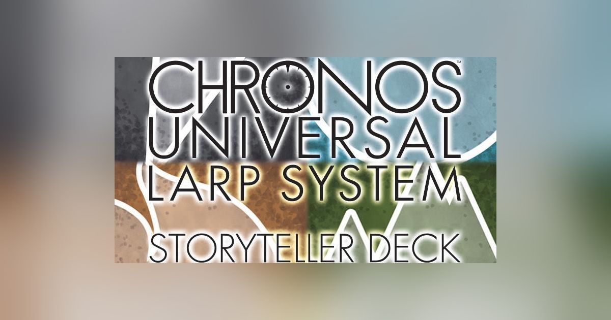 CHRONOS Universal LARP System Storyteller Deck | RPG Item | RPGGeek
