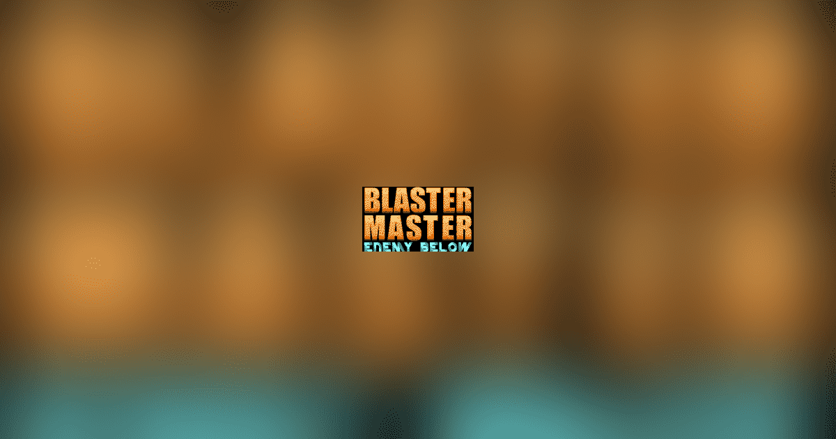 Blaster Master: Enemy Below | Video Game | VideoGameGeek