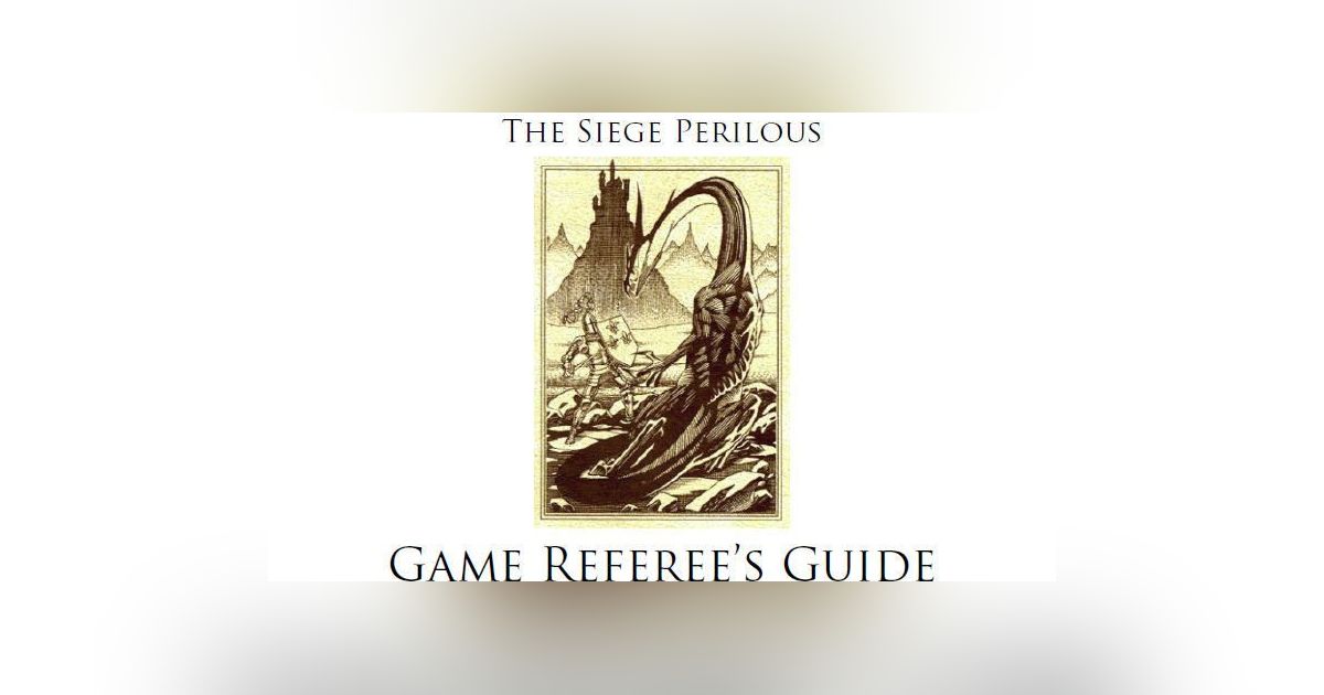 The Siege Perilous Game Referee's Guide | RPG Item | RPGGeek