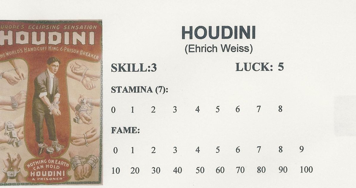 Houdini | Board Game | BoardGameGeek