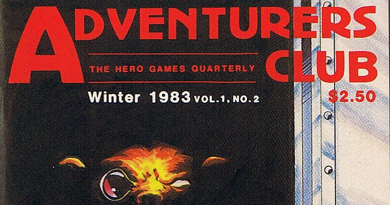 Adventurers Club (Issue 2 - Winter 1983) | Issue | RPGGeek