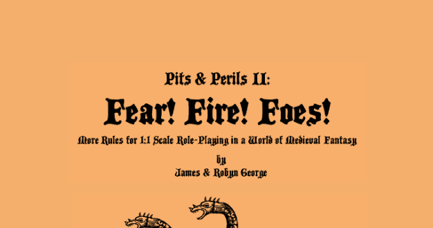 Pits & Perils II: Fear! Fire! Foes! | RPG Item | RPGGeek