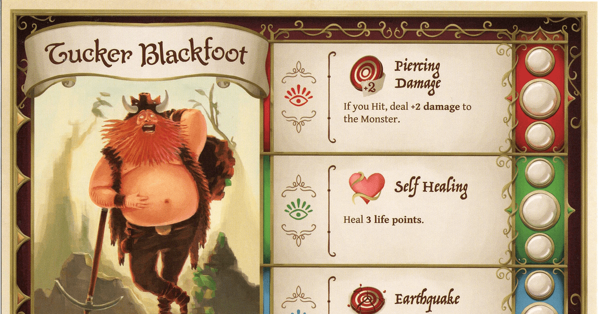 Dungeon Fighter: Second Edition – Promo Hero: Tucker Blackfoot | Board ...