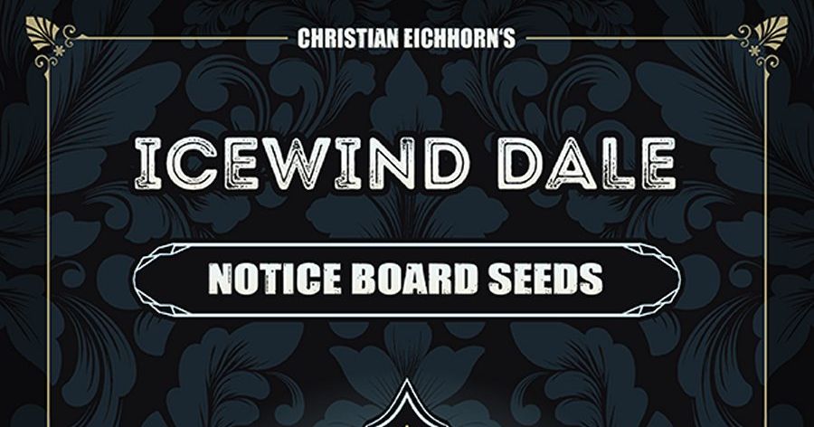 Icewind Dale: Notice Board Seeds | RPG Item | RPGGeek