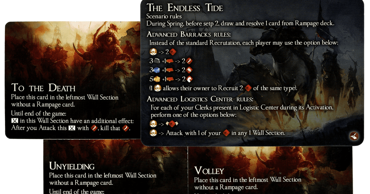 The Great Wall: The Endless Tide Scenario | Board Game | BoardGameGeek