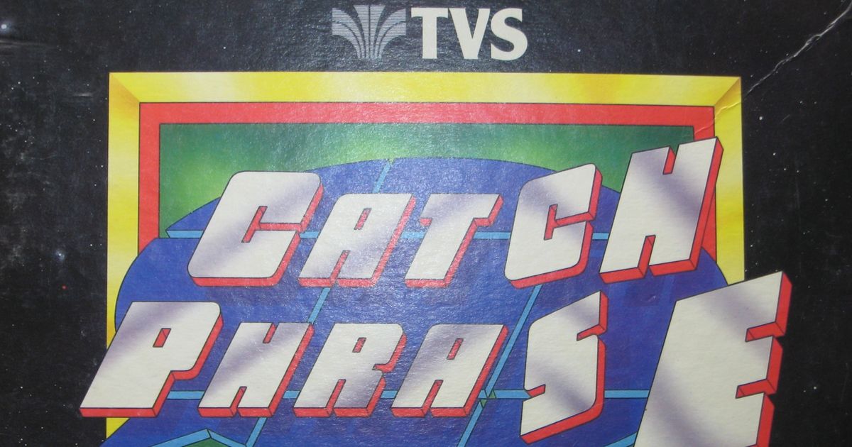 TVS Catch Phrase | Board Game | BoardGameGeek