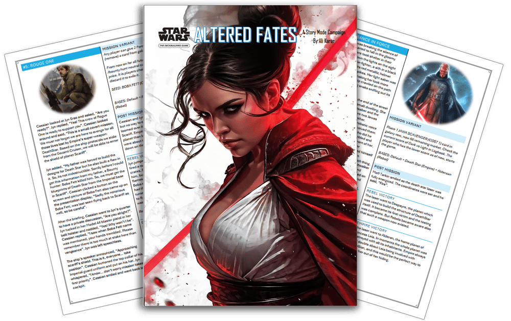 SWDBG: Altered Fate - Story Mode | Star Wars: The Deckbuilding Game