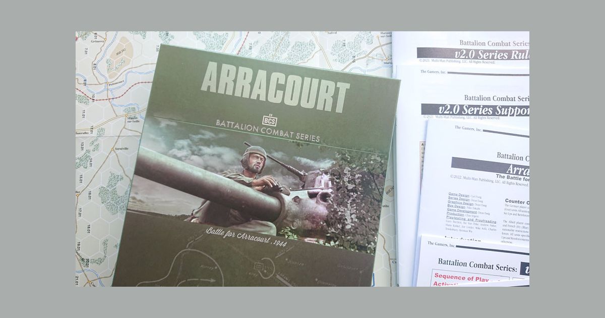 Unboxing [BCS]Arracourt | Behind Valor | BoardGameGeek