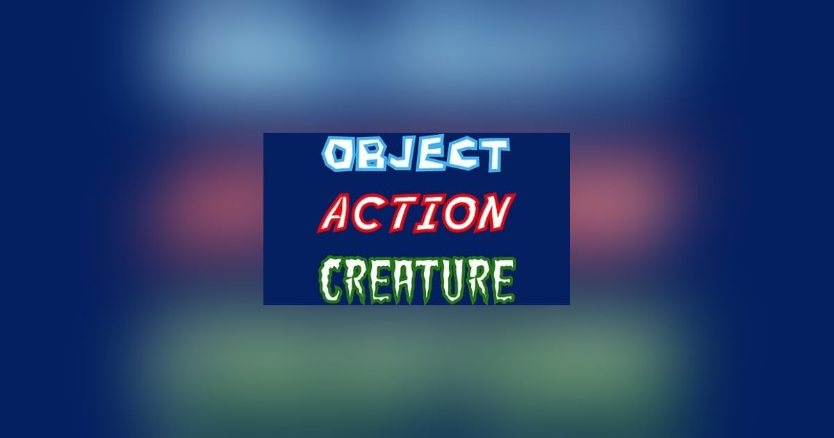 Object, Action, Creature | Board Game | BoardGameGeek