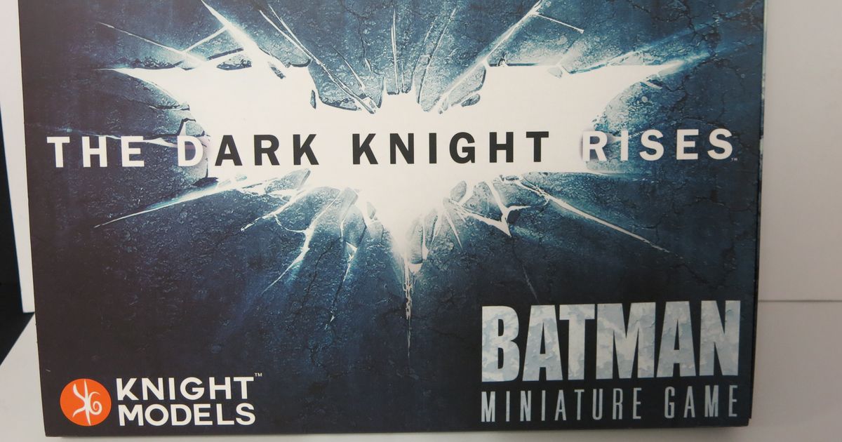 Batman Miniature Game (Second Edition): The Dark Knight Rises | Board ...