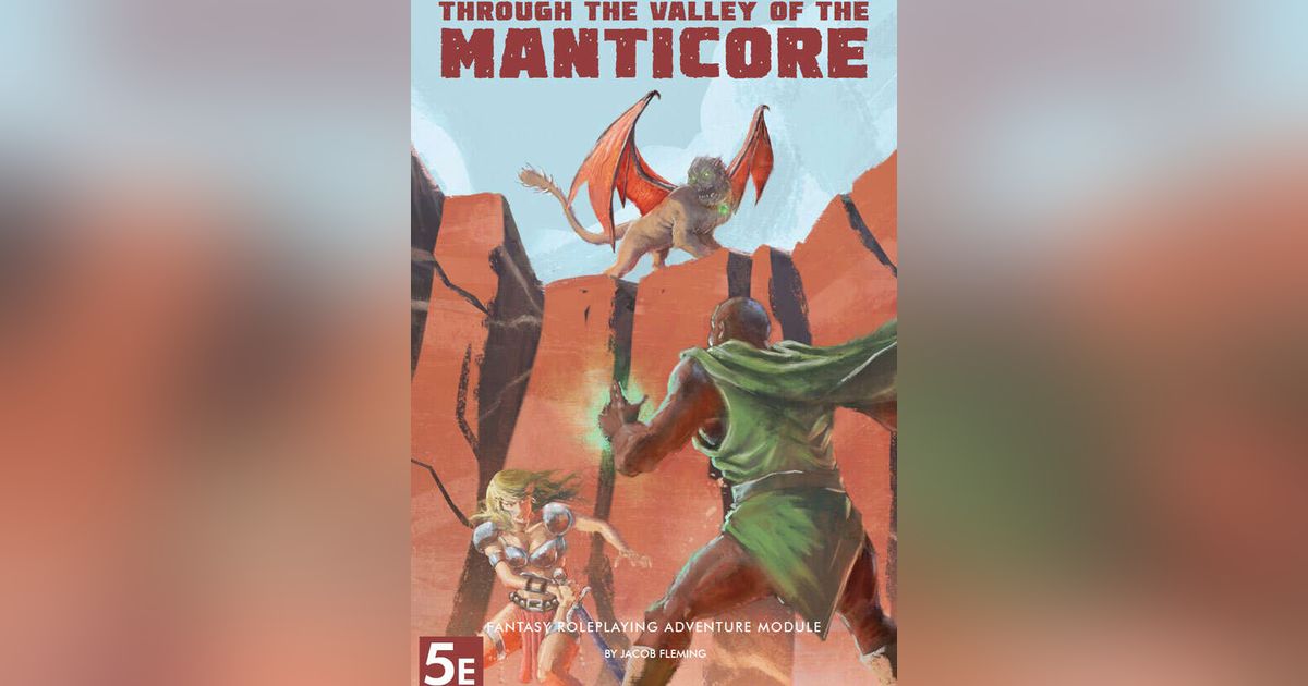 Through the Valley of the Manticore (5E) | RPG Item | BoardGameGeek