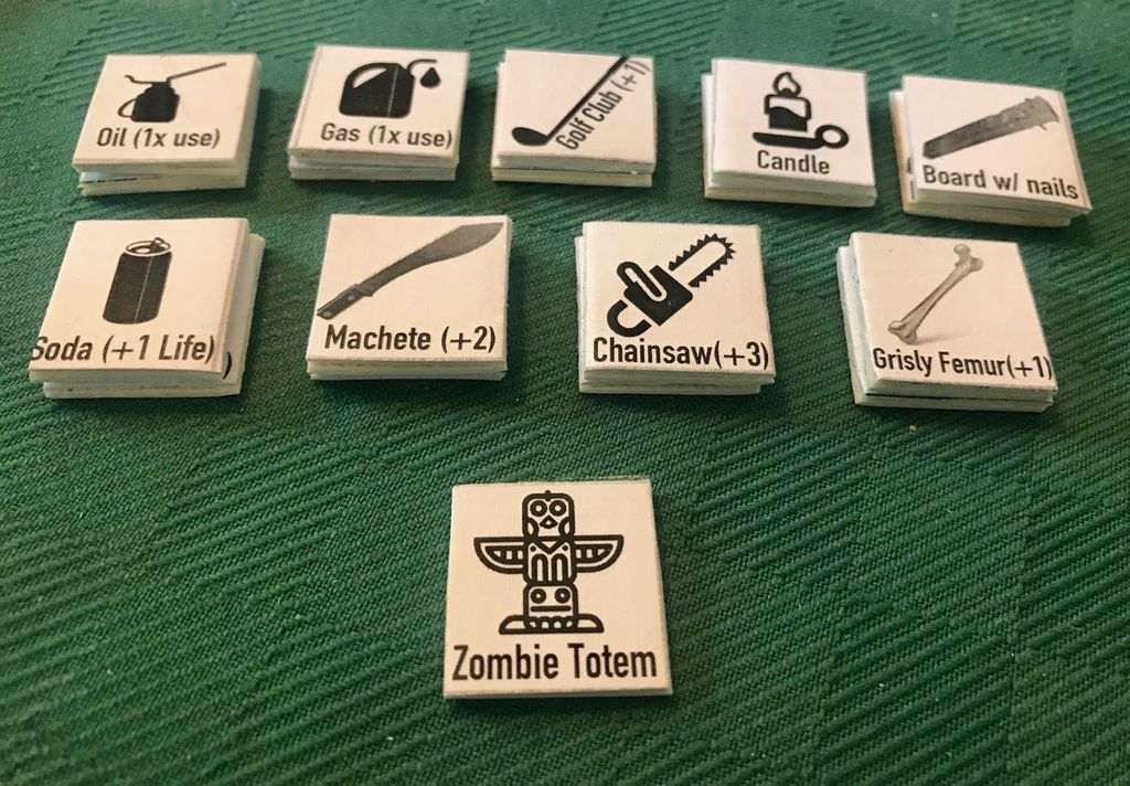 Custom Zombie in My Pocket Tokens | Mostly Harmless | BoardGameGeek