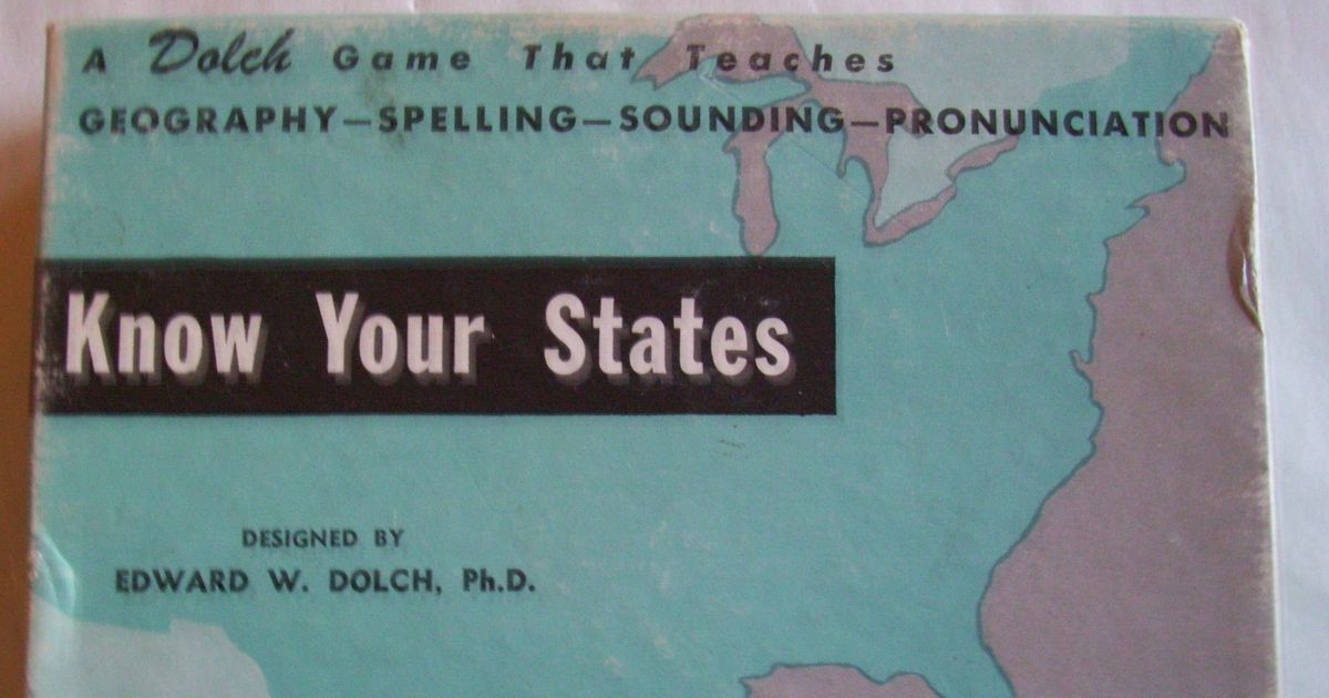 Know Your States | Board Game | BoardGameGeek