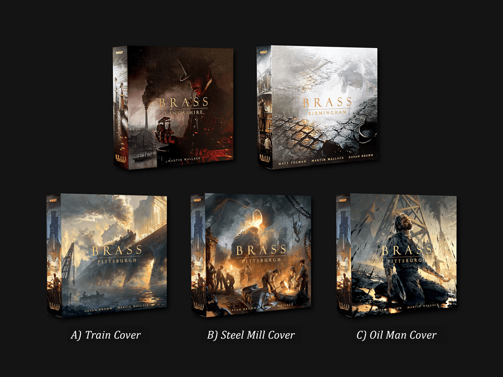 Collector's Edition Cover Comparison | Brass: Pittsburgh