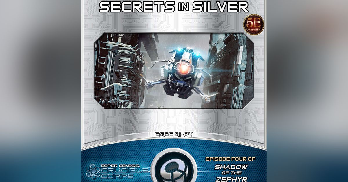 Shadow of the Zephyr Episode 04: Secrets in Silver | RPG Item | RPGGeek