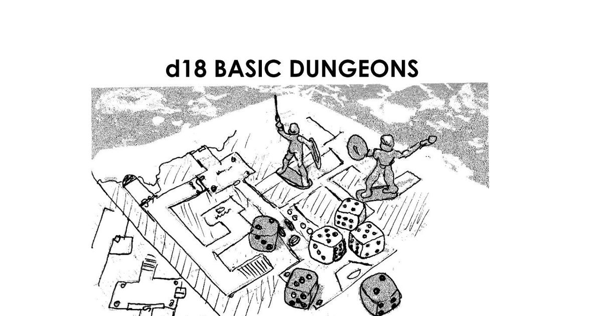 d18 Basic Dungeons | RPG Item | RPGGeek