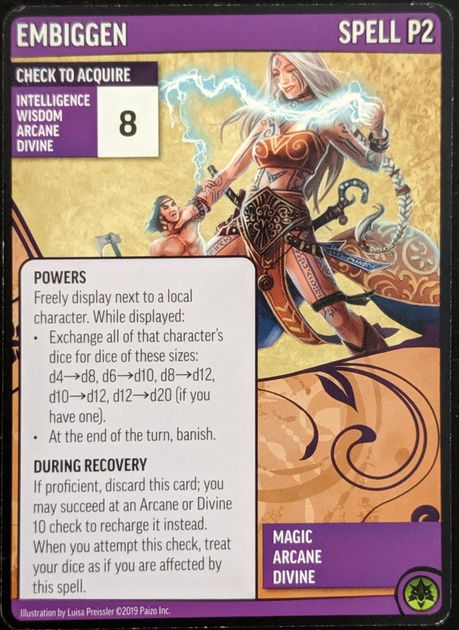 Pathfinder Adventure Card Game: Embiggen | Board Game | BoardGameGeek