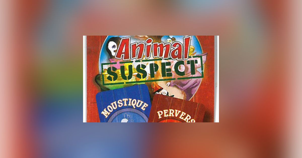 Animal Suspect: Promo cards "-18" | Board Game | BoardGameGeek