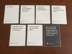 Cards Against Humanity: Jack White Pack | Board Game | BoardGameGeek