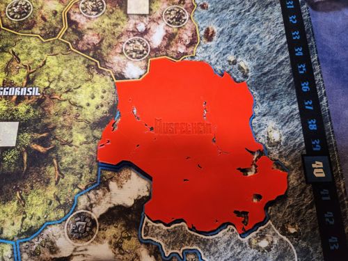 Blood Rage 3D Destroyed Tiles STL (playmat sized) | Blood Rage