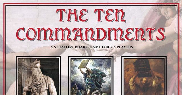 The Ten Commandments | Board Game | BoardGameGeek