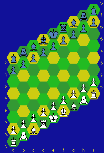 Fission-Fusion Hexagonal Chess | Hexagonal Chess
