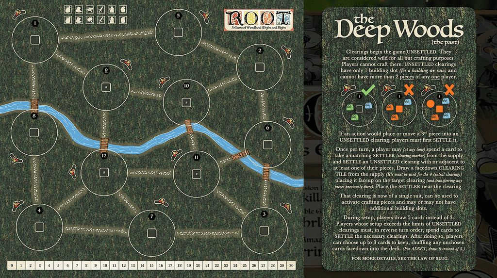 DEEP WOODS (ROOT Fan Modular Map) | Root