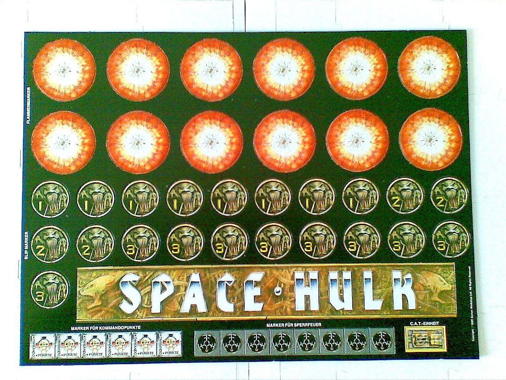 Correct number of blips in 1st Edition? | Space Hulk