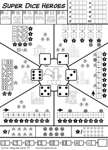 Super Dice Heroes | Board Game | BoardGameGeek