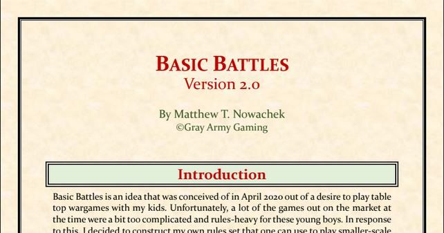 Basic Battles | Board Game | BoardGameGeek