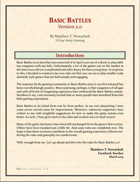 Here's where you can find the rules. | Basic Battles