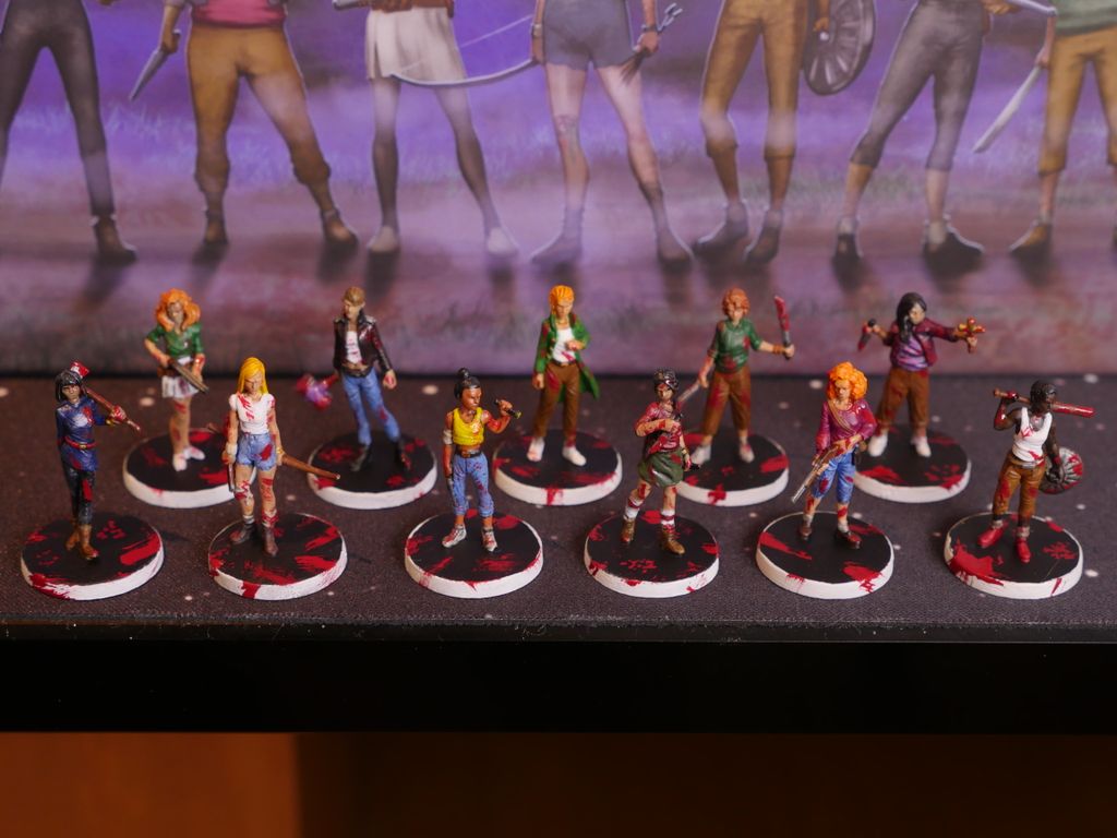 Season 1 & 2 fully painted | Final Girl