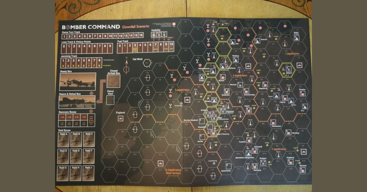 Mounted Map has gone to the printers | Bomber Command: Mounted Map Board