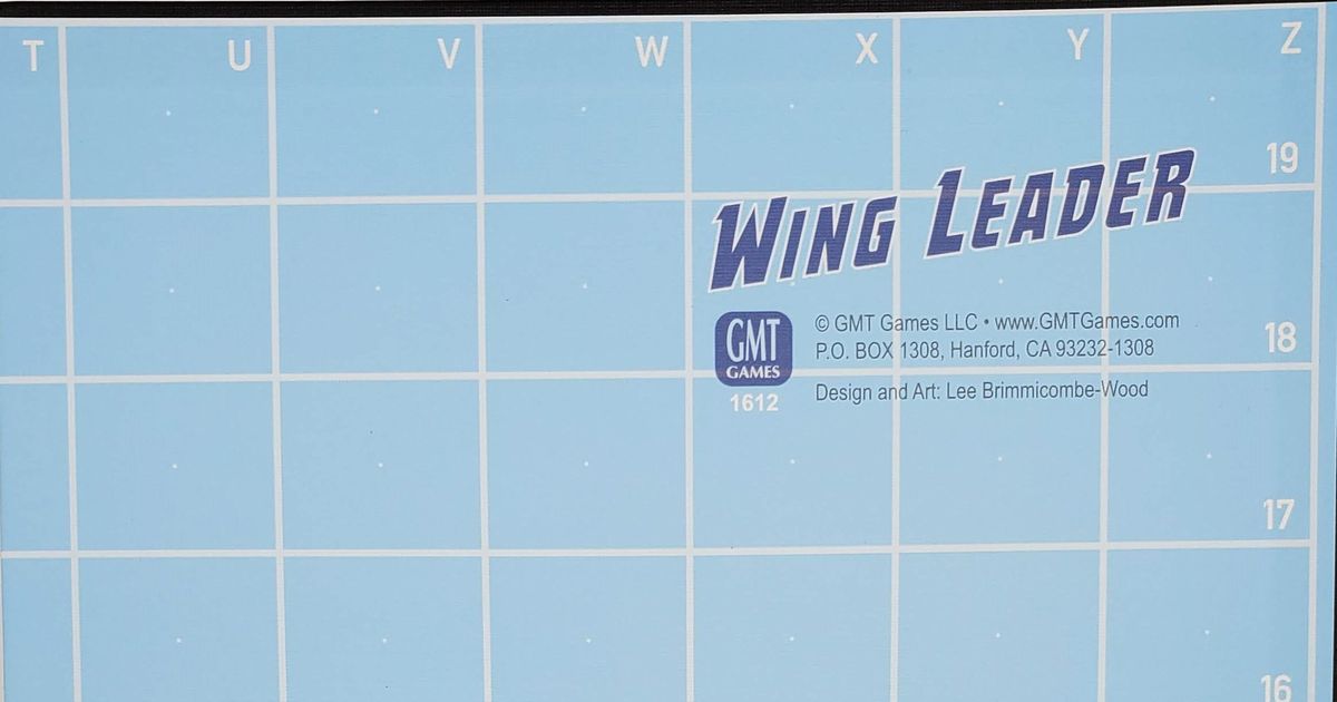 Wing Leader: Supremacy 1943-1945 – Mounted Map | Board Game Accessory ...