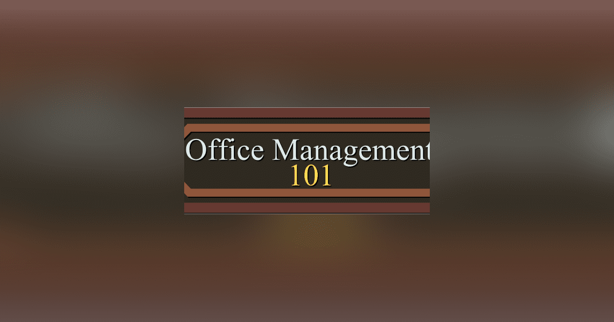Office Management 101 | Video Game | VideoGameGeek