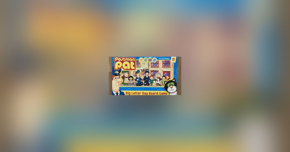 Postman Pat Big Letter Day Board Game | Board Game | BoardGameGeek